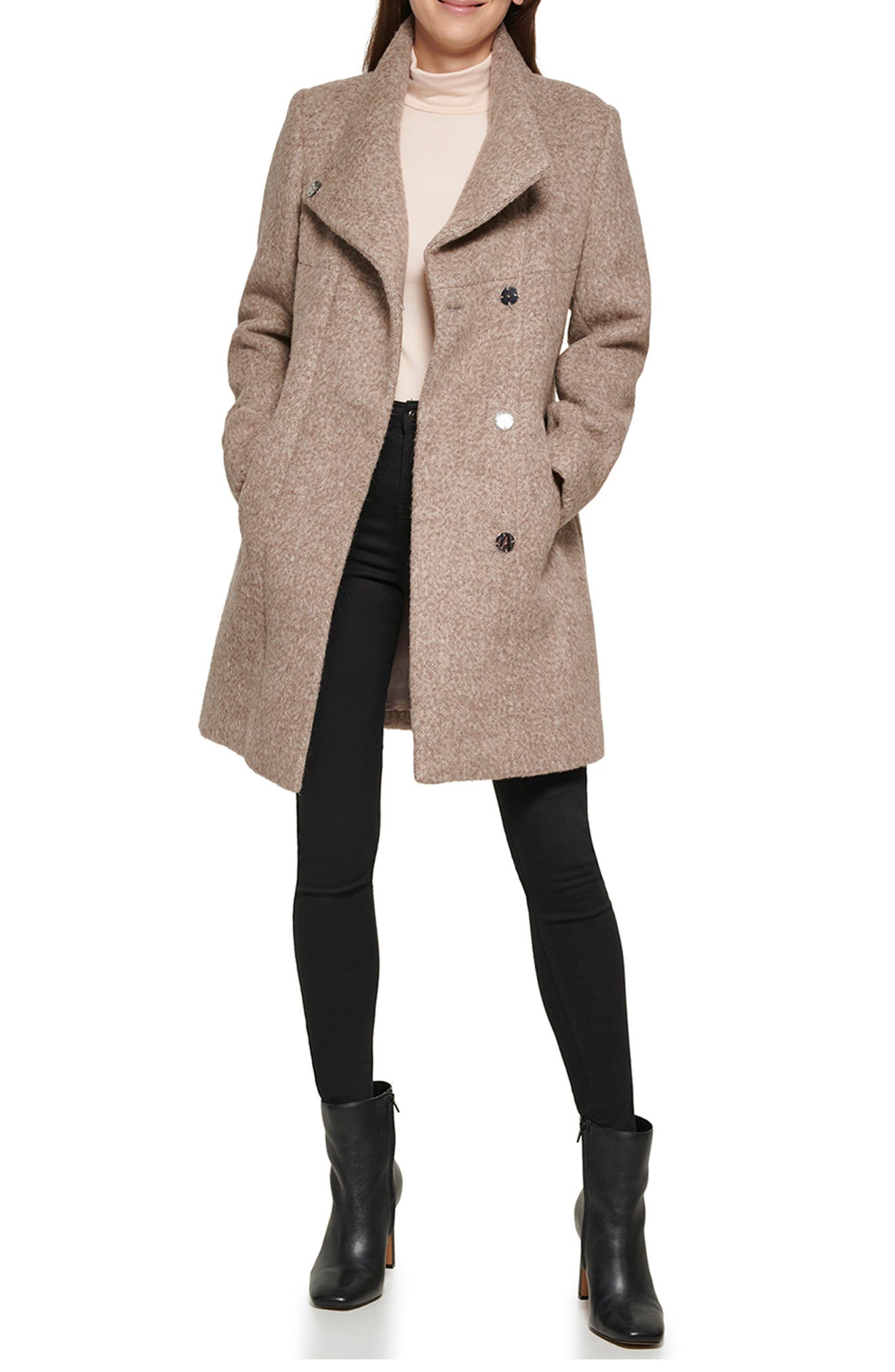 Kenneth Cole New York Asymmetrical Coat | Nordstromrack