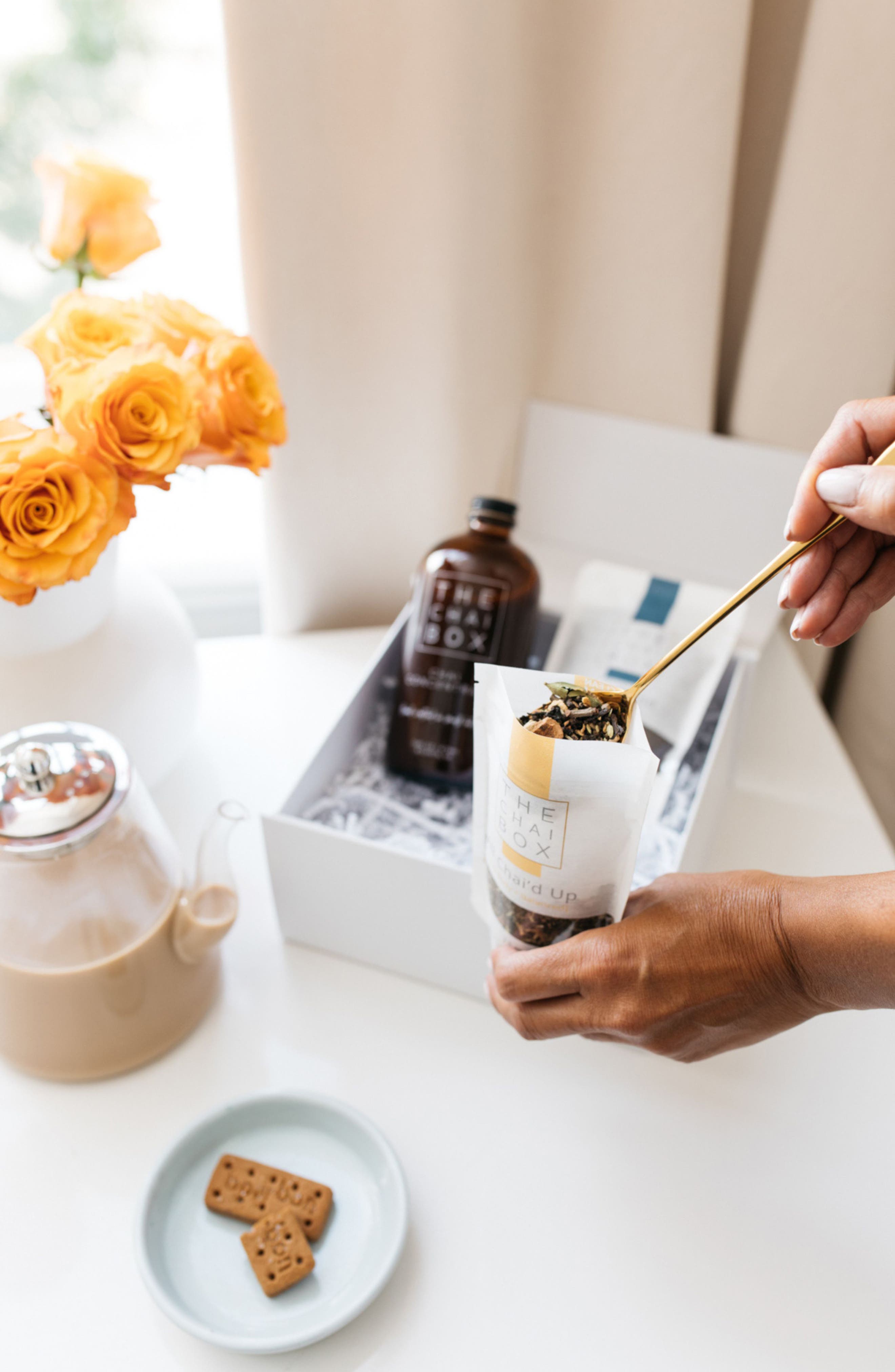 The Chai Box Chai & Biscuits Gift Set | Nordstrom