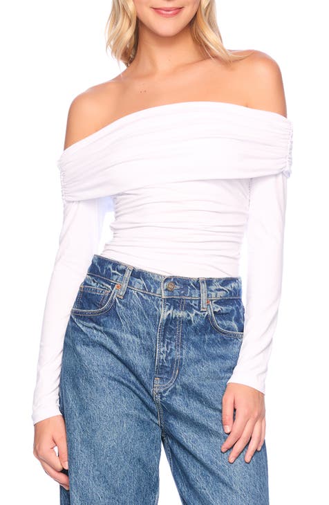 Women's White Off the Shoulder Tops | Nordstrom