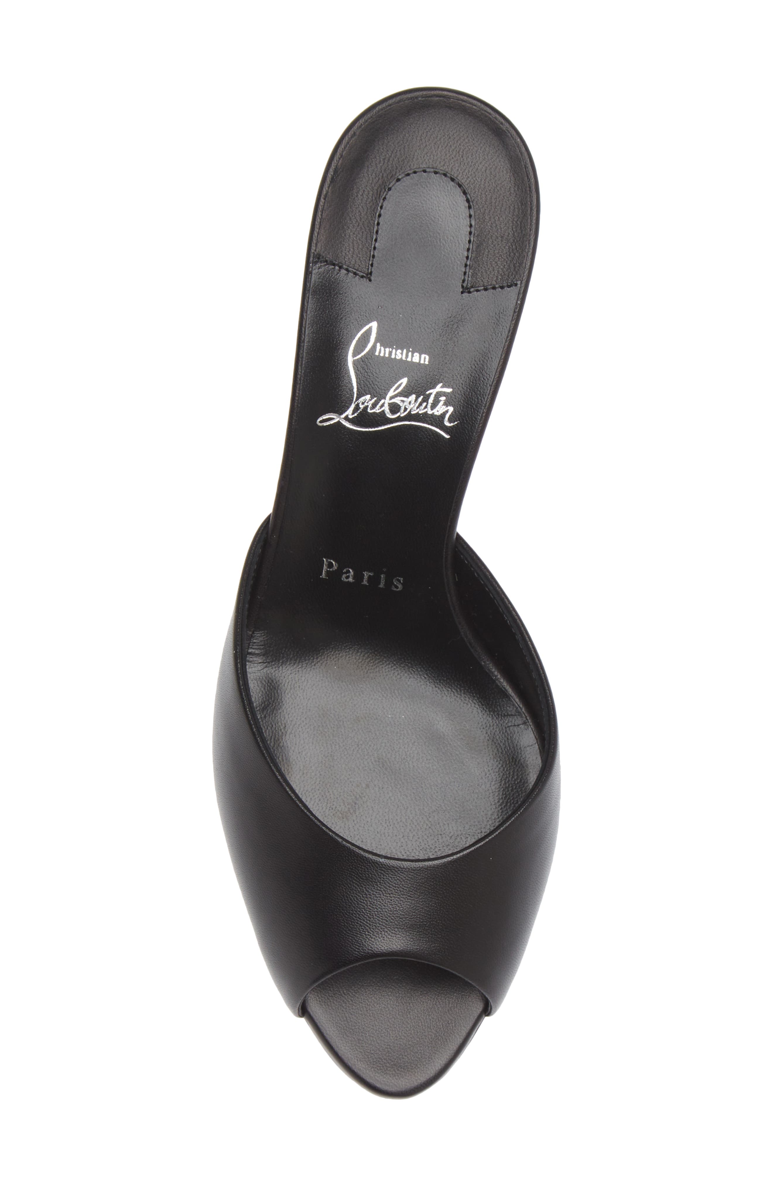 Christian Louboutin Me Dolly Kitten Heel Peep Toe Slide Sandal (Women ...