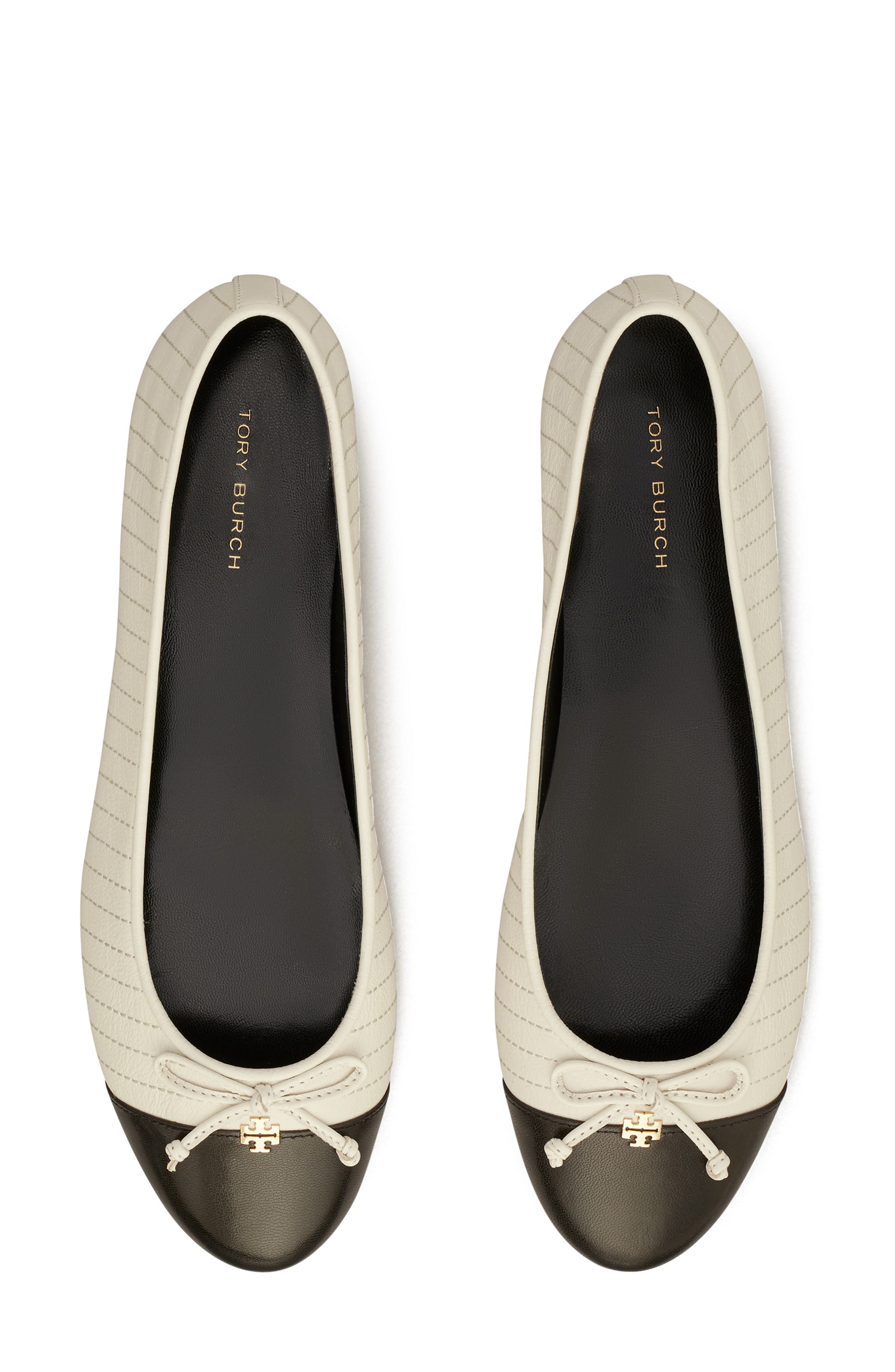 Tory Burch Quilted Cap Toe Ballet Flat (Women) | Nordstrom