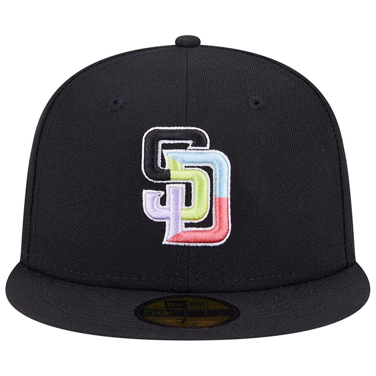 New Era Men's New Era Black San Diego Padres Multi-Color Pack 59FIFTY ...