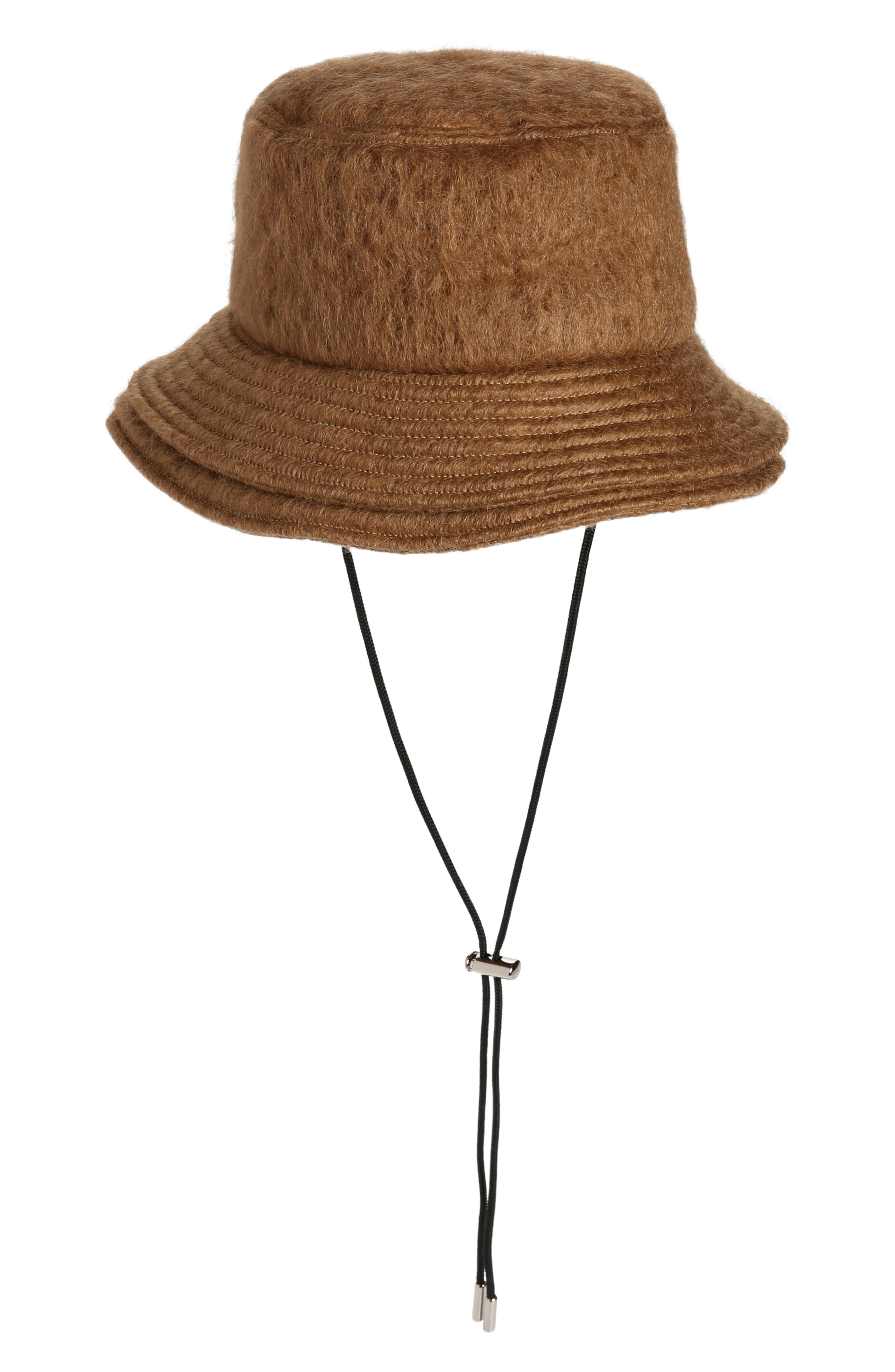 Sacai Double Brim Mohair & Wool Bucket Hat | Nordstrom