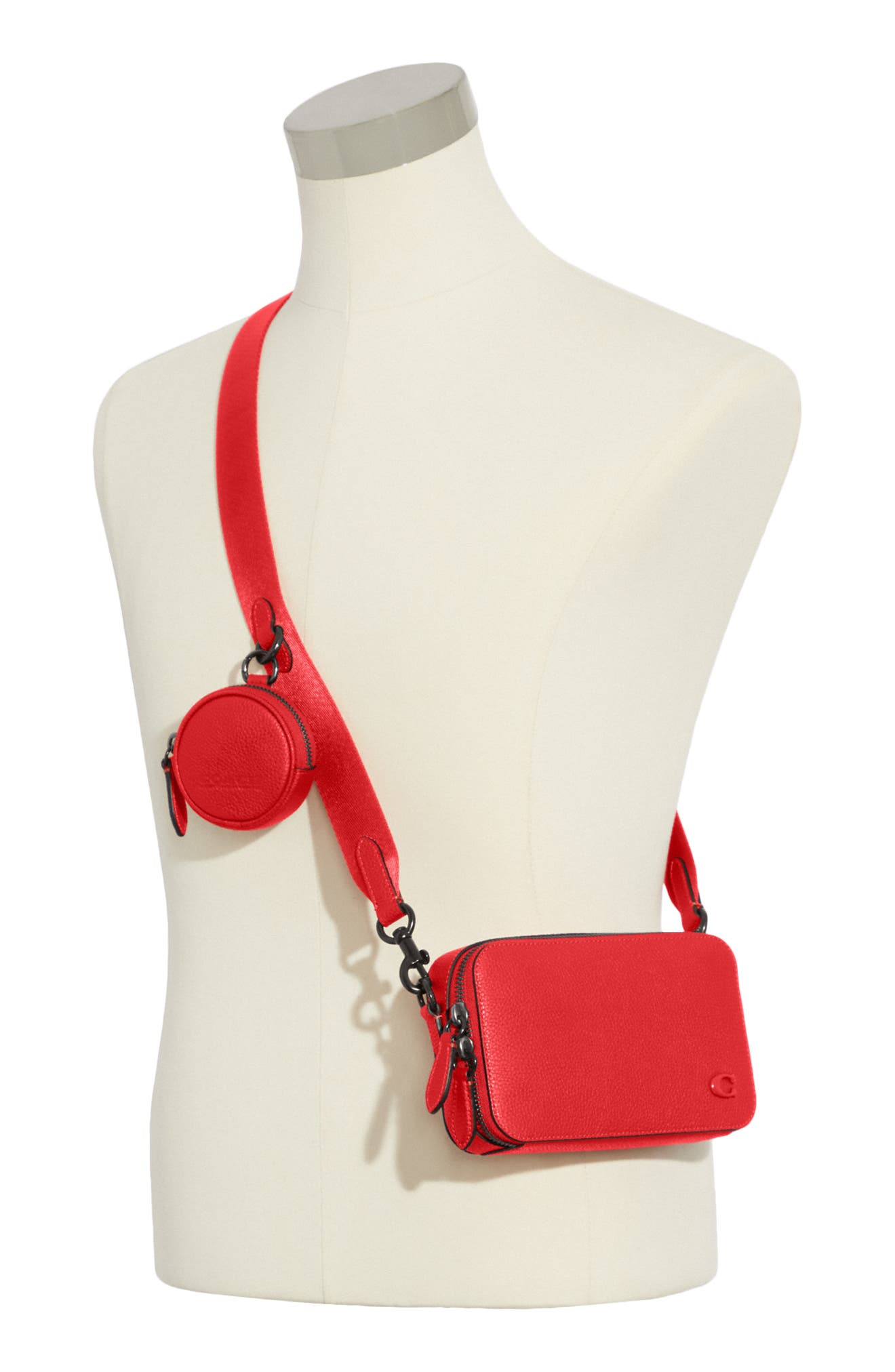 COACH Charter Slim Pebble Leather Crossbody Bag | Nordstrom