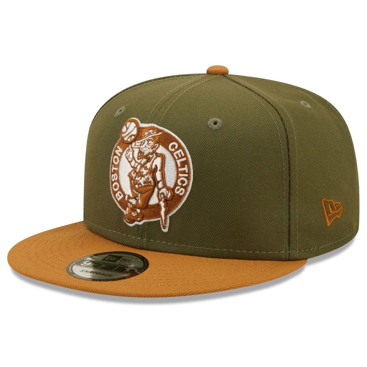 New Era Men's New Era Olive/Brown Boston Celtics Two-Tone Color Pack ...