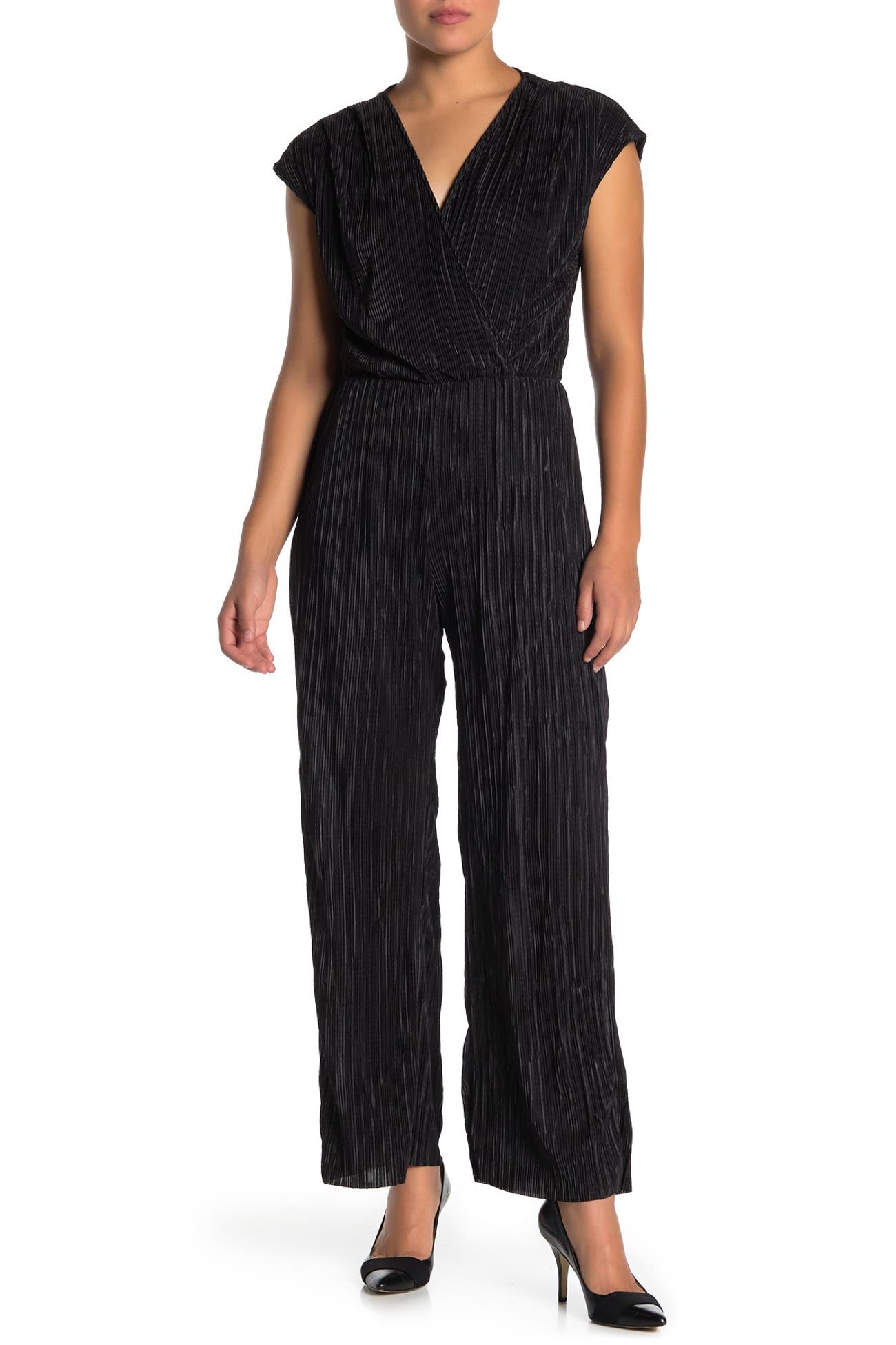 WEST KEI | Pleated Cap Sleeve Jumpsuit | Nordstrom Rack