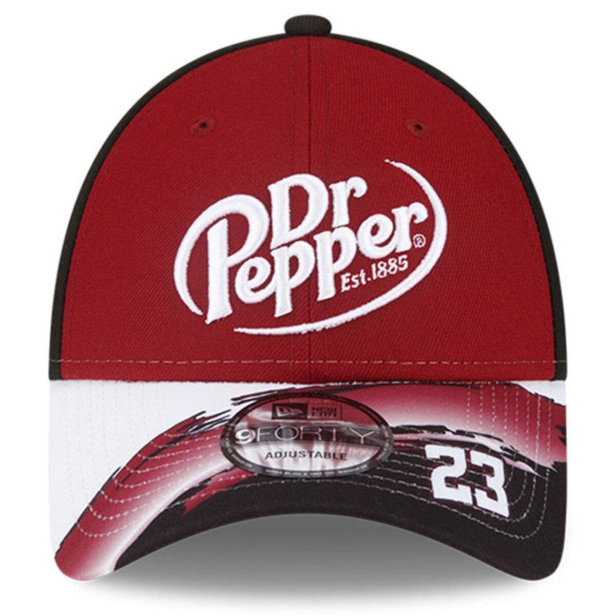 New Era Men's New Era Maroon/Black Bubba Wallace 9FORTY Dr. Pepper ...