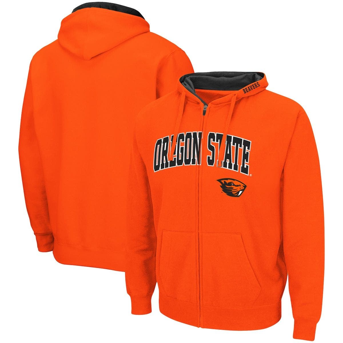 COLOSSEUM Men's Colosseum Orange Oregon State Beavers Arch & Logo 3.0 ...