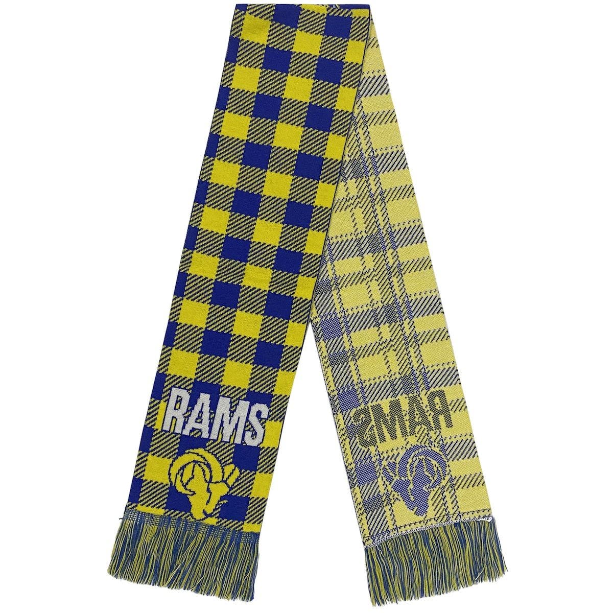 FOCO Los Angeles Rams Plaid Color Block Scarf | Nordstrom