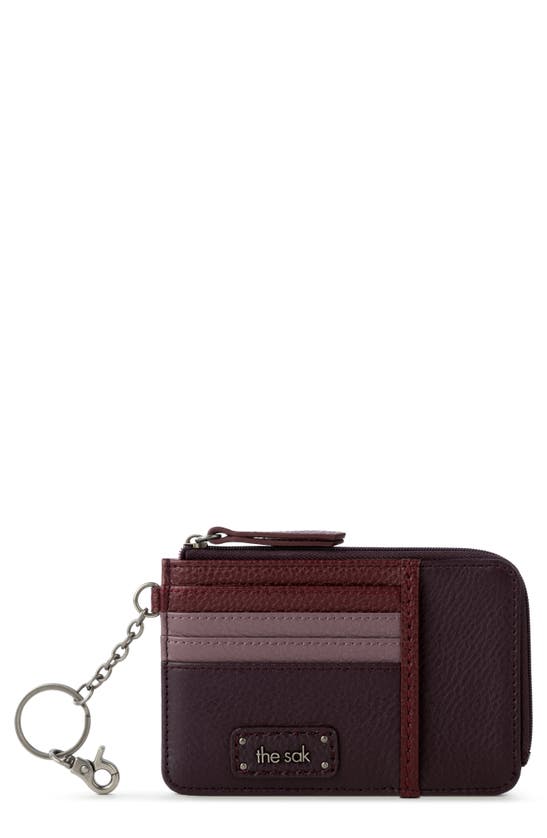 The Sak Gen Card Wallet In Aubergine Block | ModeSens