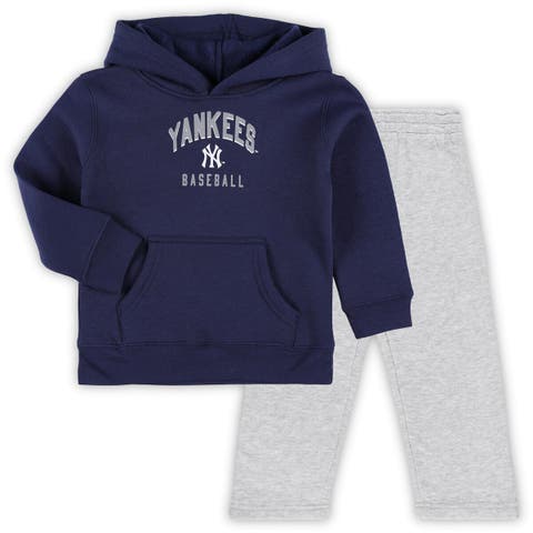 Toddler Navy/Gray New York Yankees Play-By-Play Pullover Fleece Hoodie ...