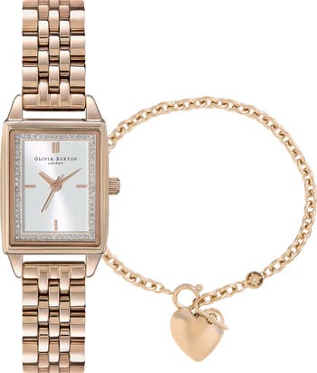 Olivia Burton Bracelet Watch & Charm Bracelet Gift Set | Nordstrom