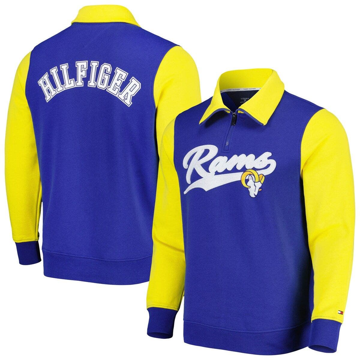 Tommy Hilfiger Men's Tommy Hilfiger Royal/Gold Los Angeles Rams Aiden ...