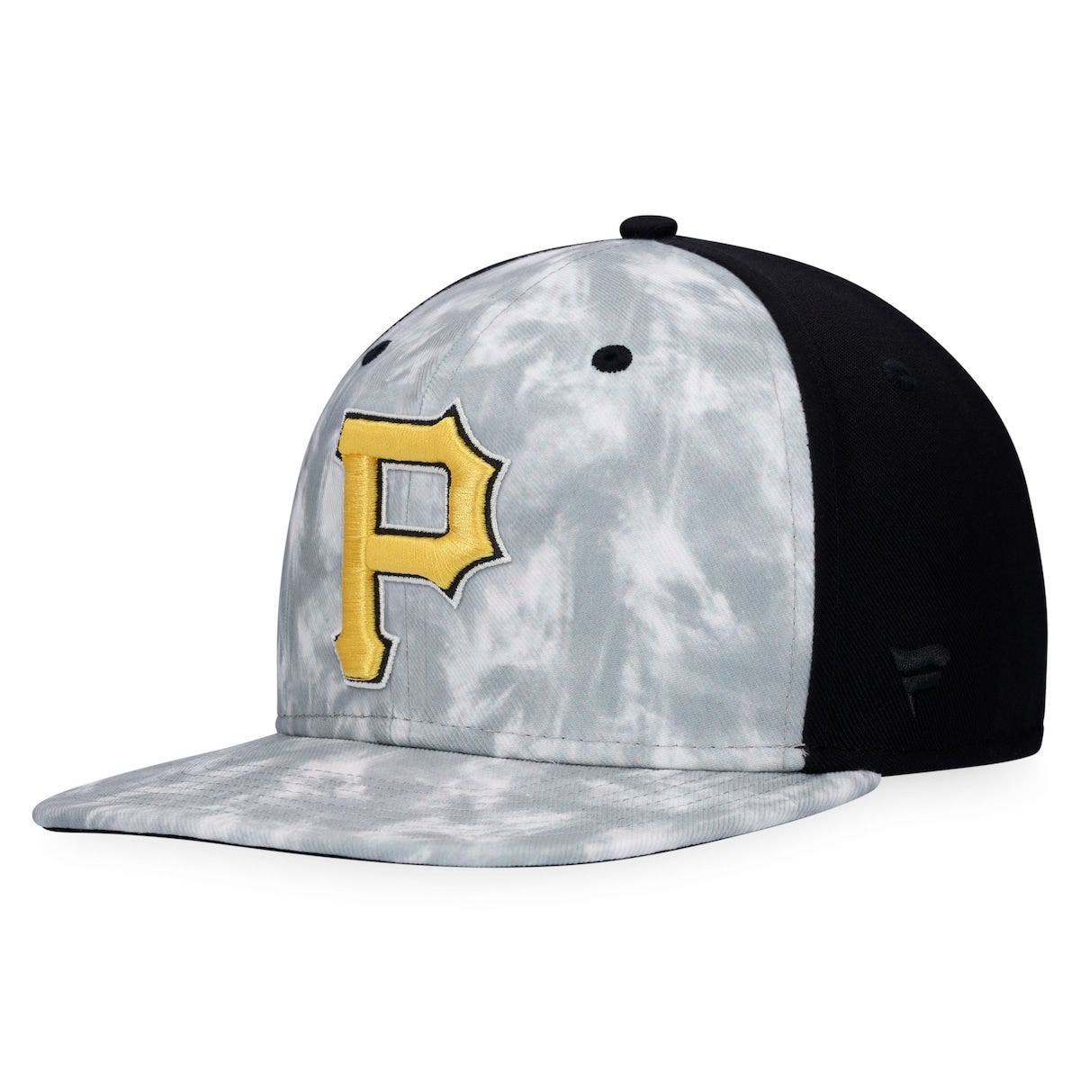 MAJESTIC Men's Majestic Gray Pittsburgh Pirates Smoke Dye Snapback Hat ...