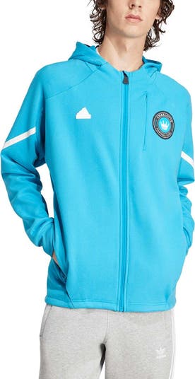adidas Men's adidas Blue Charlotte FC 2024 Anthem Travel Raglan Sleeve ...