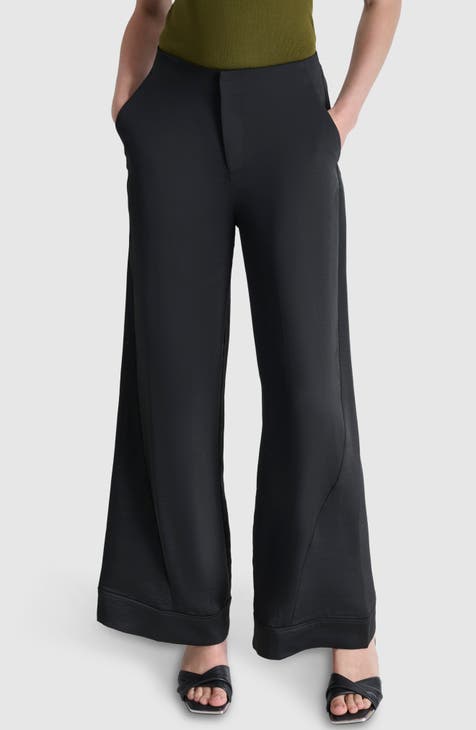 Women's Black Wide-Leg Pants | Nordstrom