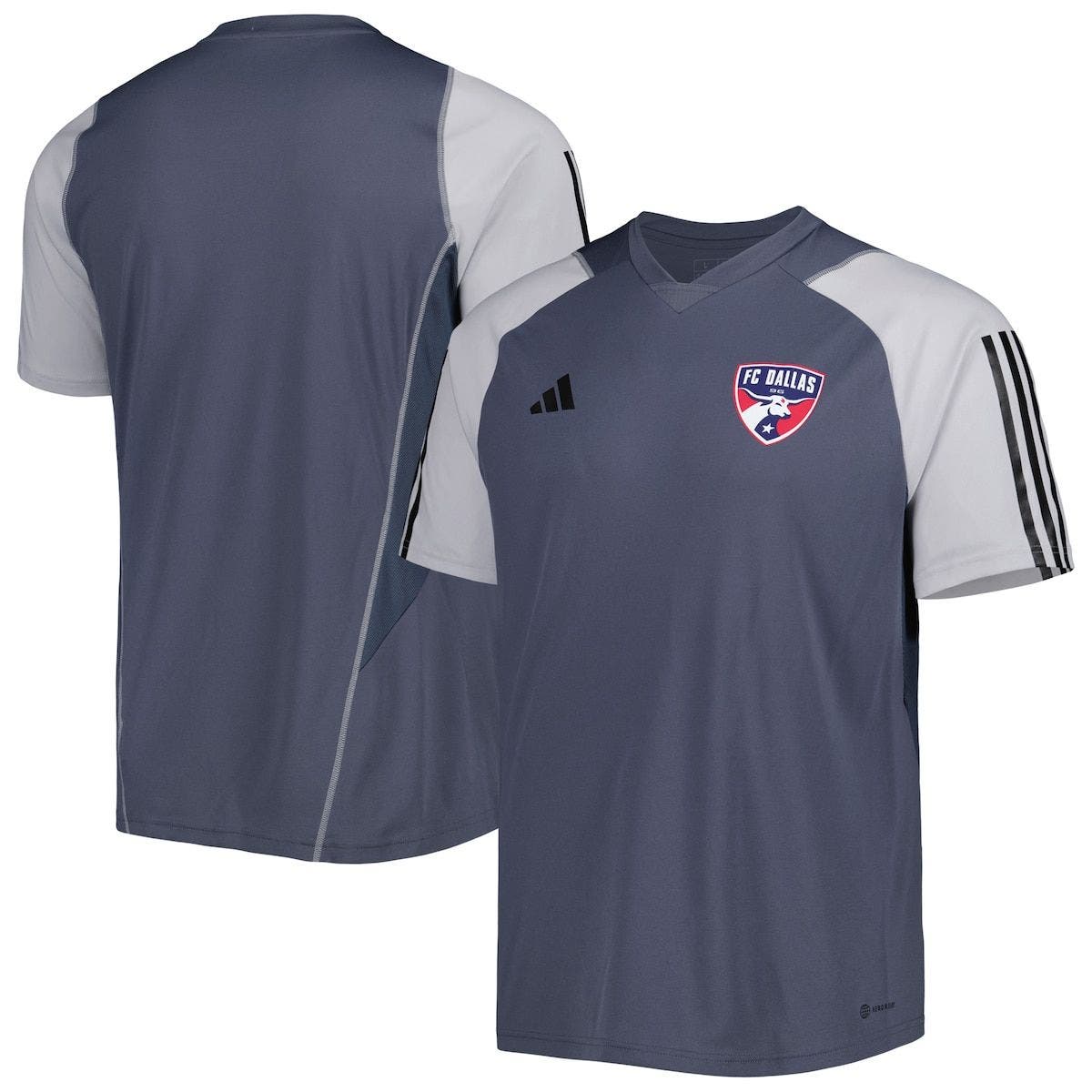 adidas Men's adidas Gray FC Dallas 2023 On-Field Training Jersey ...