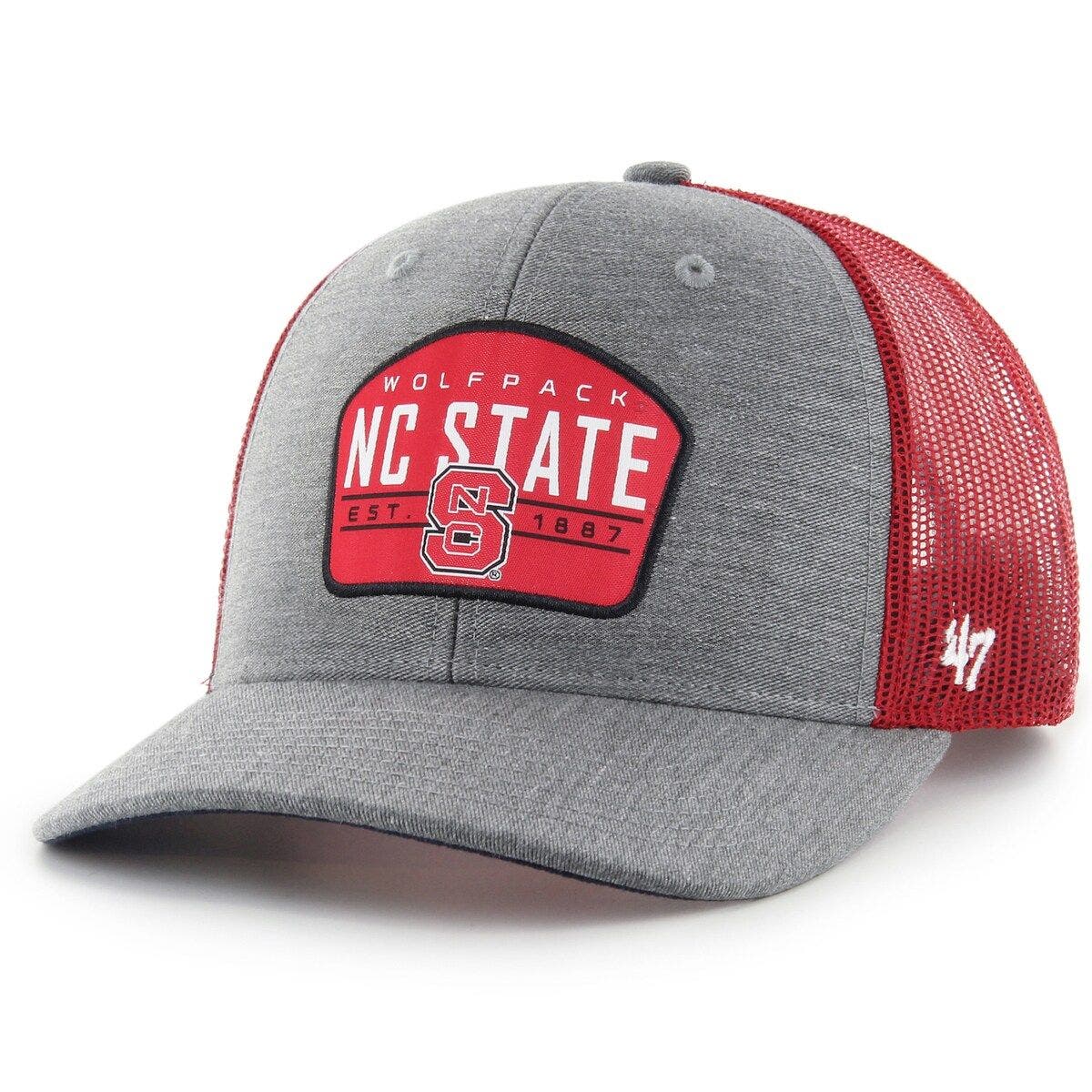 '47 Men's '47 Charcoal NC State Wolfpack Slate Trucker Snapback Hat ...