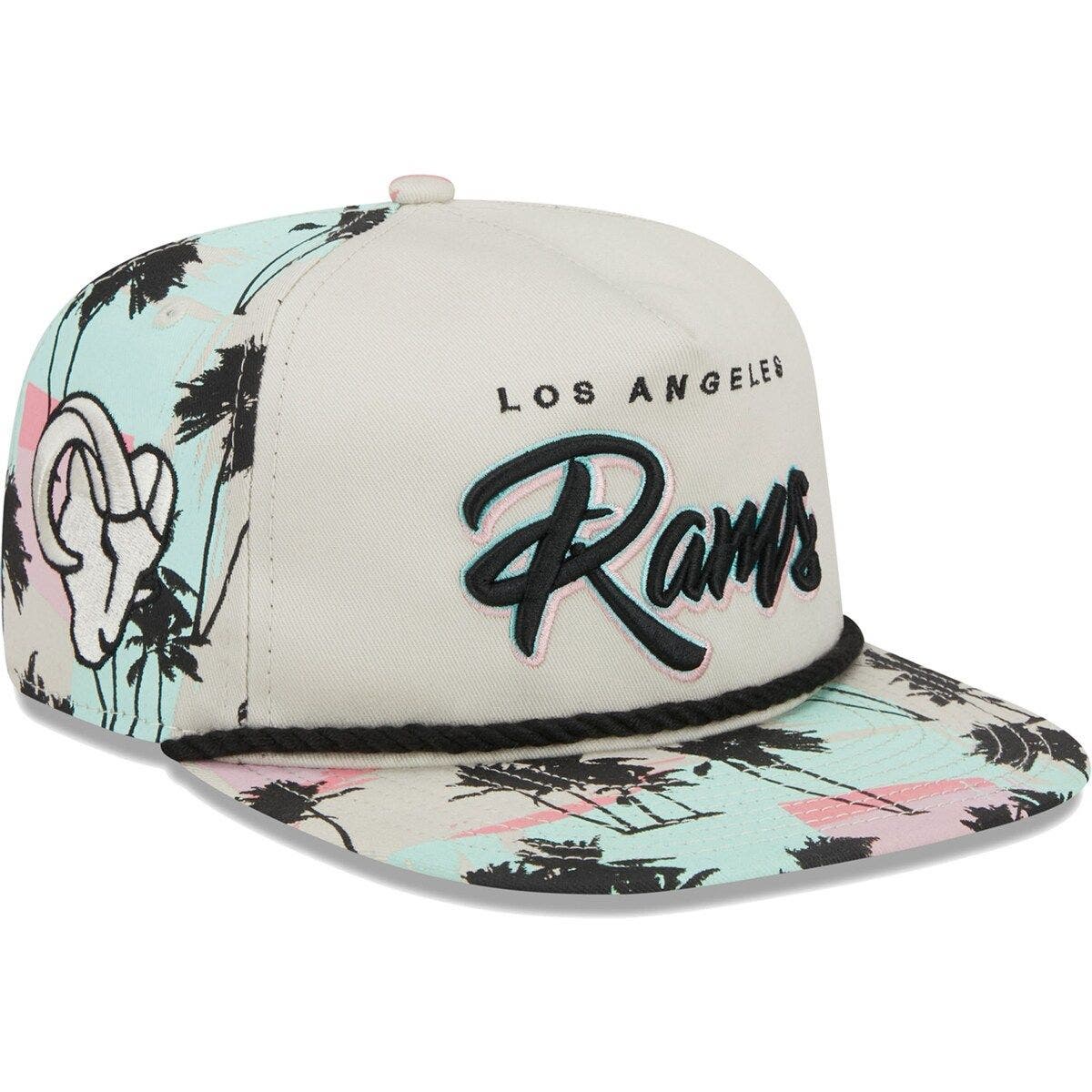 New Era Men's New Era Khaki Los Angeles Rams Retro Beachin 9FIFTY ...