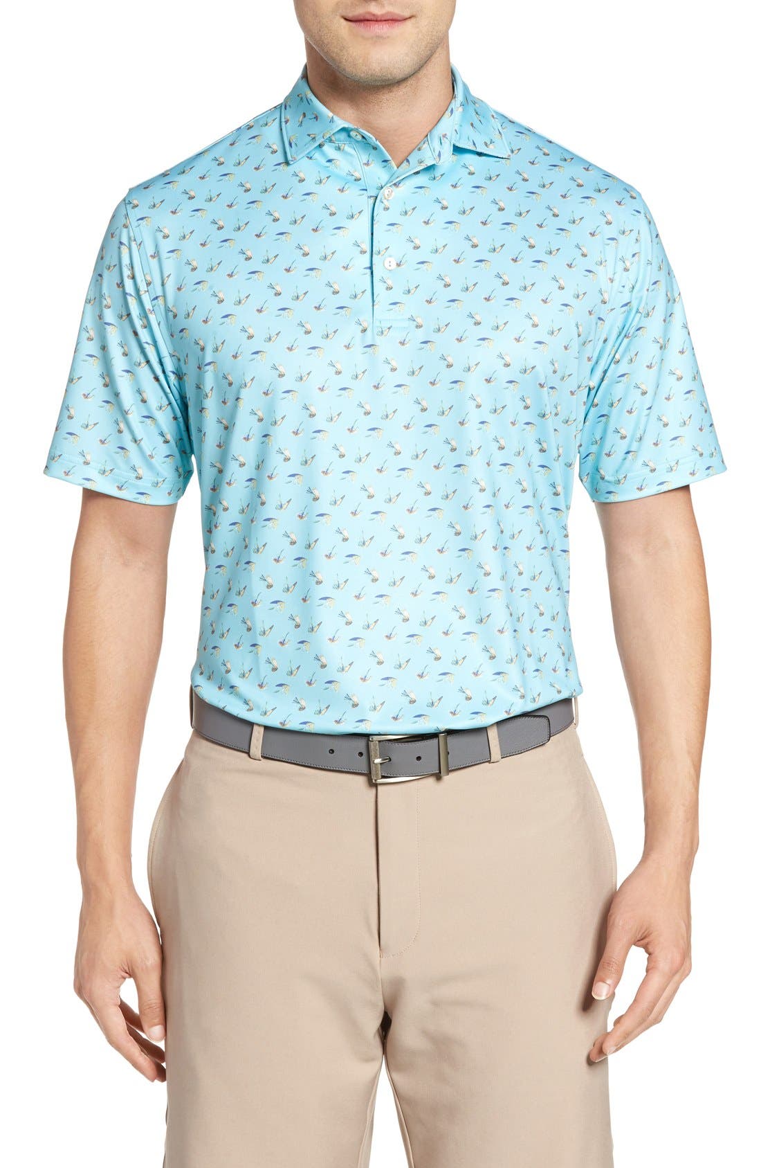 Peter Millar Pointer Mini Dot Golf Polo | Nordstrom