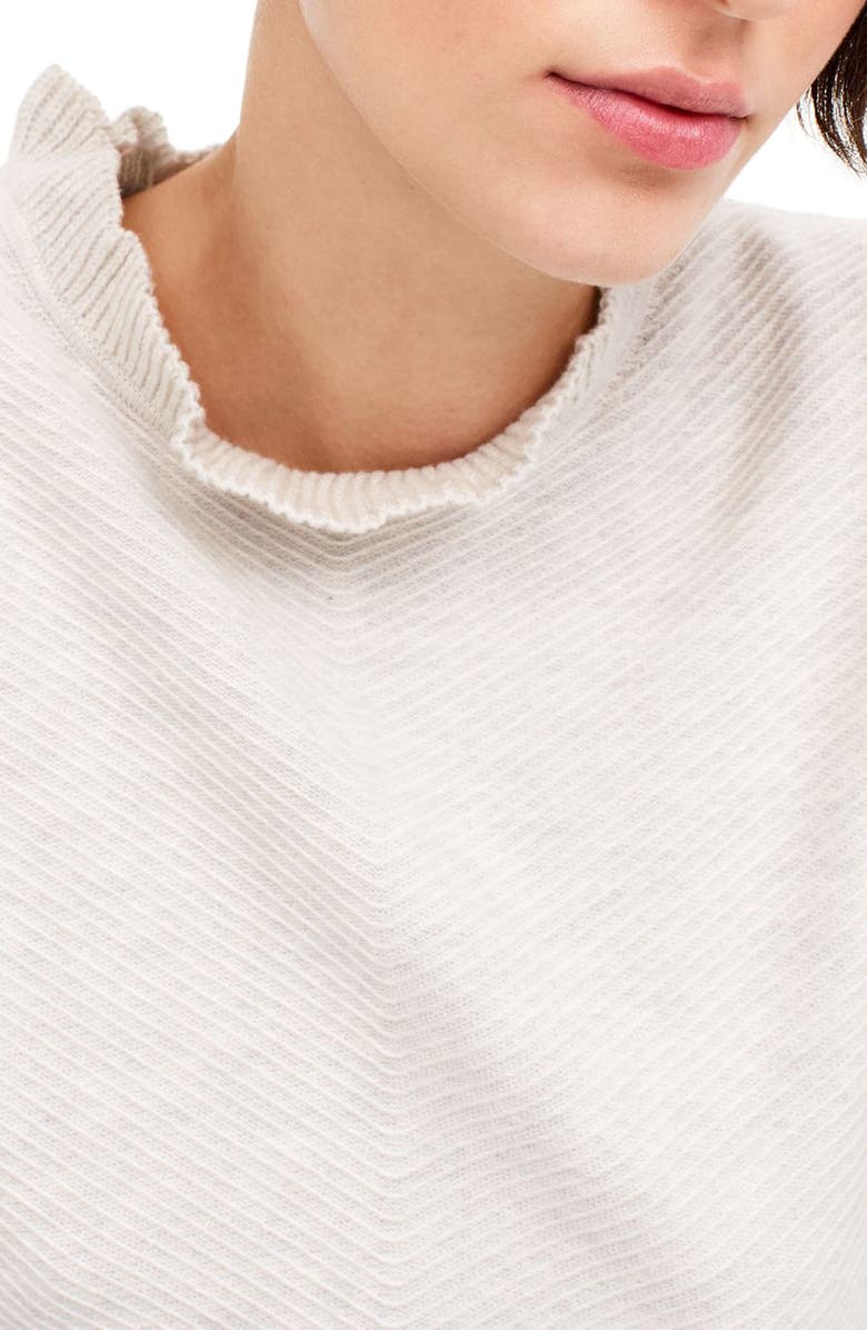 J Crew Ruffle Neck Pullover Sweater Nordstrom