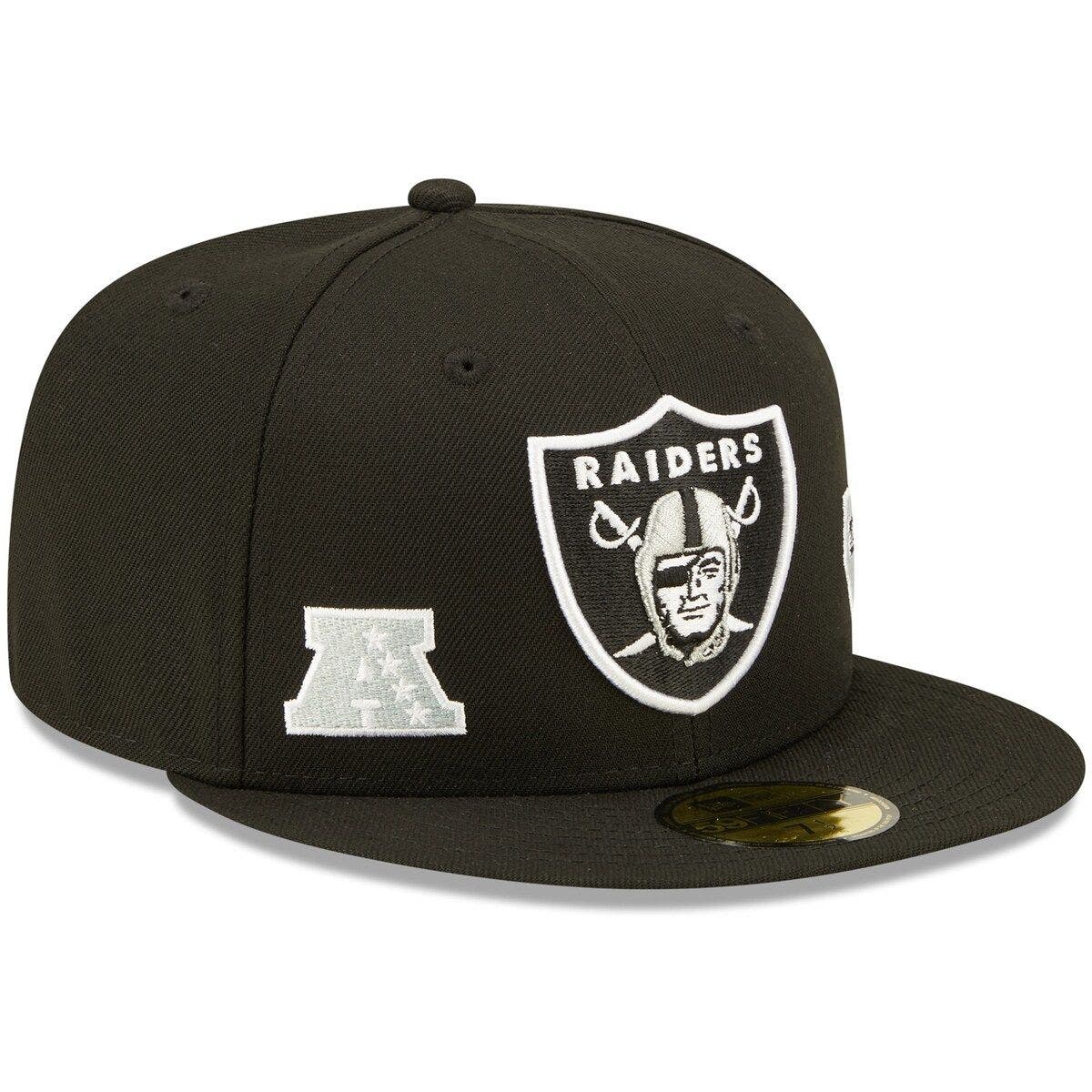 New Era Men's New Era Black Las Vegas Raiders Identity 59FIFTY Fitted ...