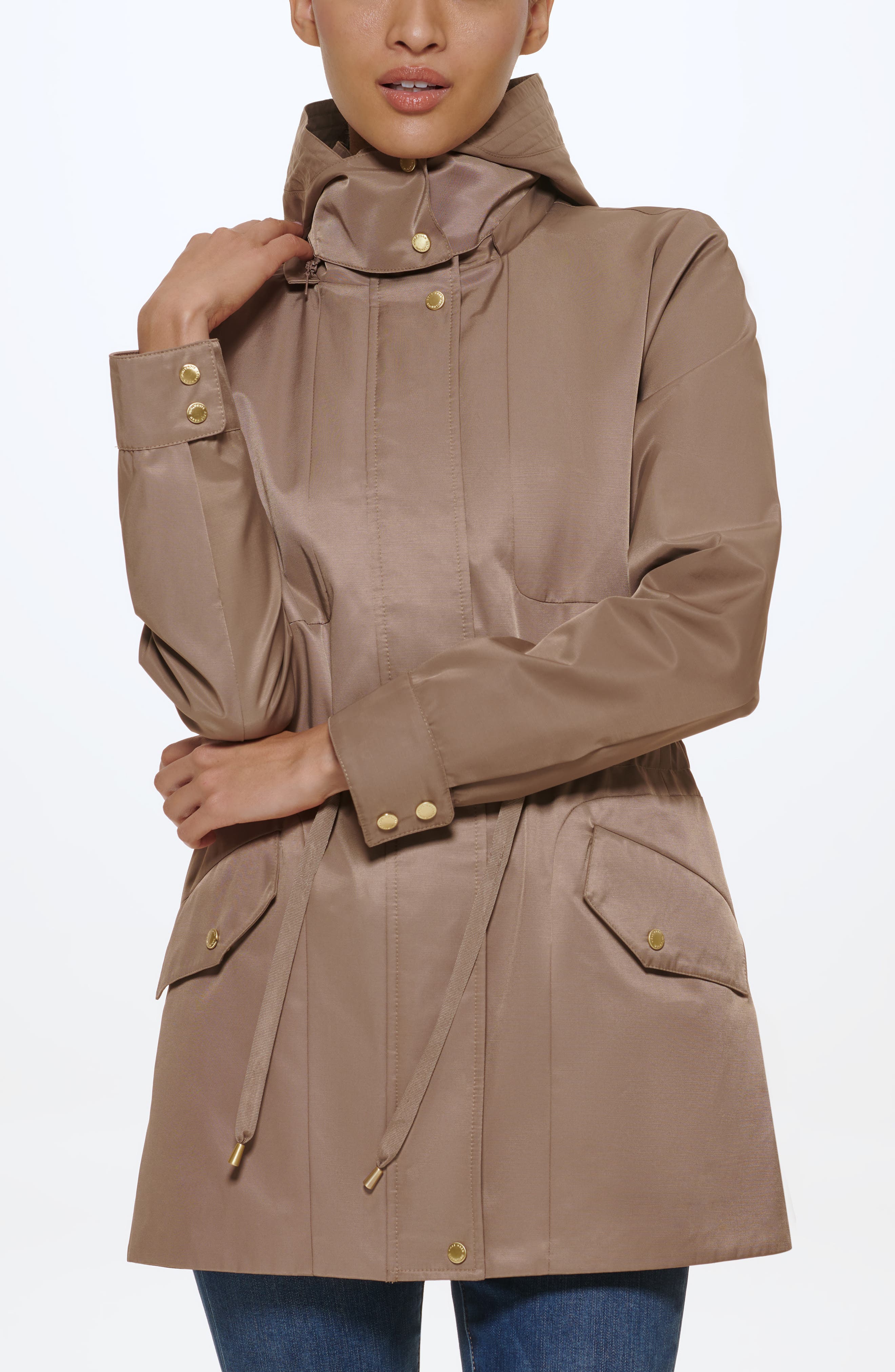 Cole Haan Short Rain Jacket | Nordstrom