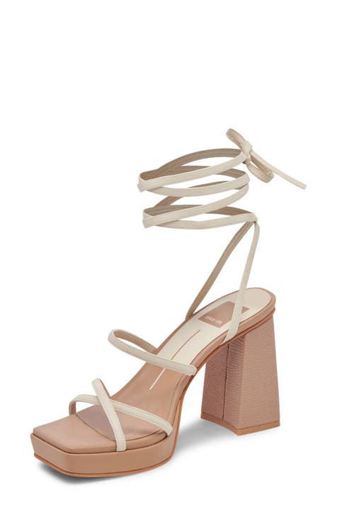 Women's Ivory High Heel Sandals | Nordstrom