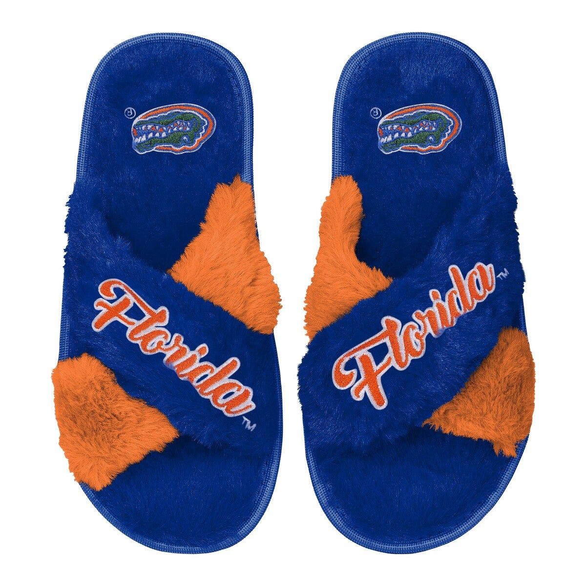 FOCO Women's FOCO Royal Florida Gators Two-Tone Crossover Faux Fur ...