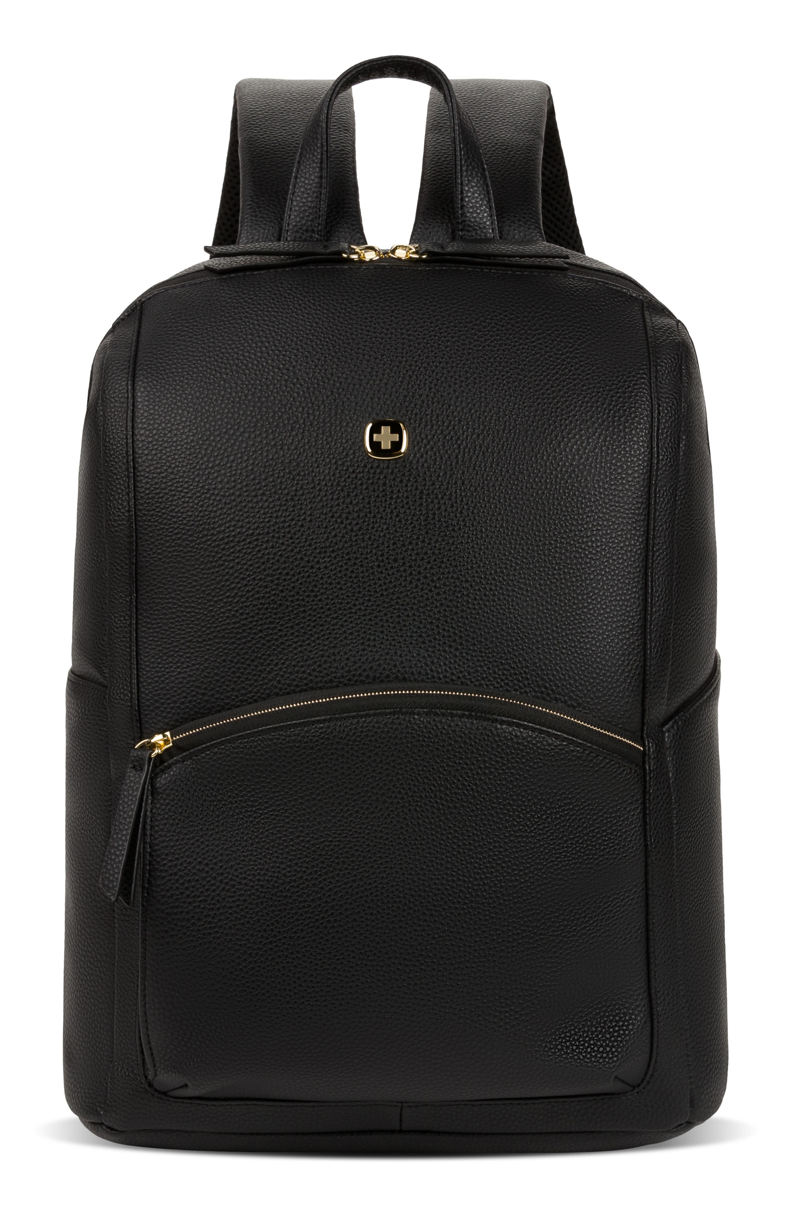 SWISSGEAR 9901 Faux Leather Laptop Backpack | Nordstromrack