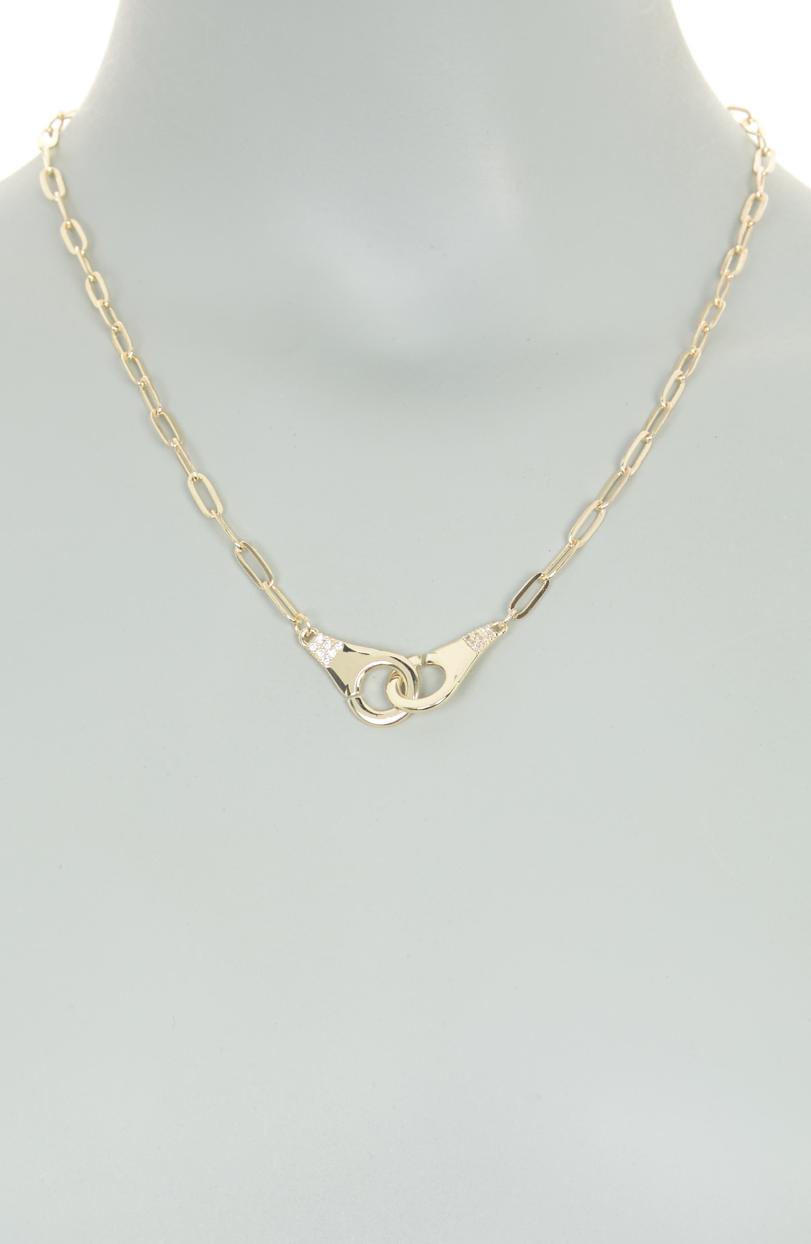 MESHMERISE 18K Gold Plate Handcuff Necklace | Nordstromrack