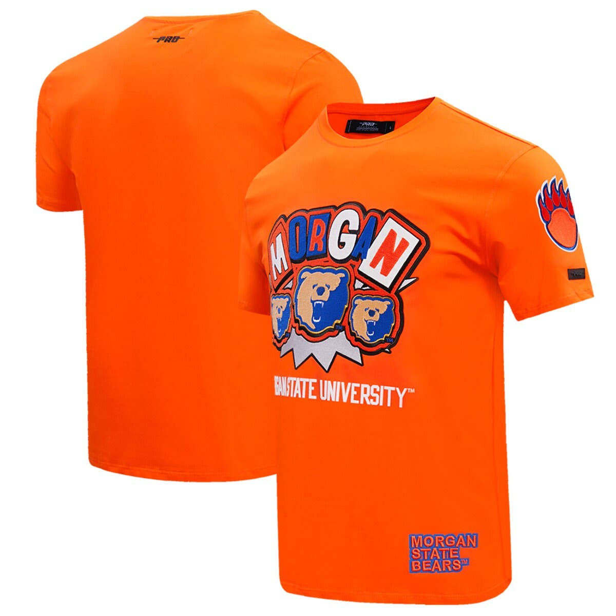 PRO STANDARD Men's Pro Standard Orange Morgan State Bears Homecoming T ...