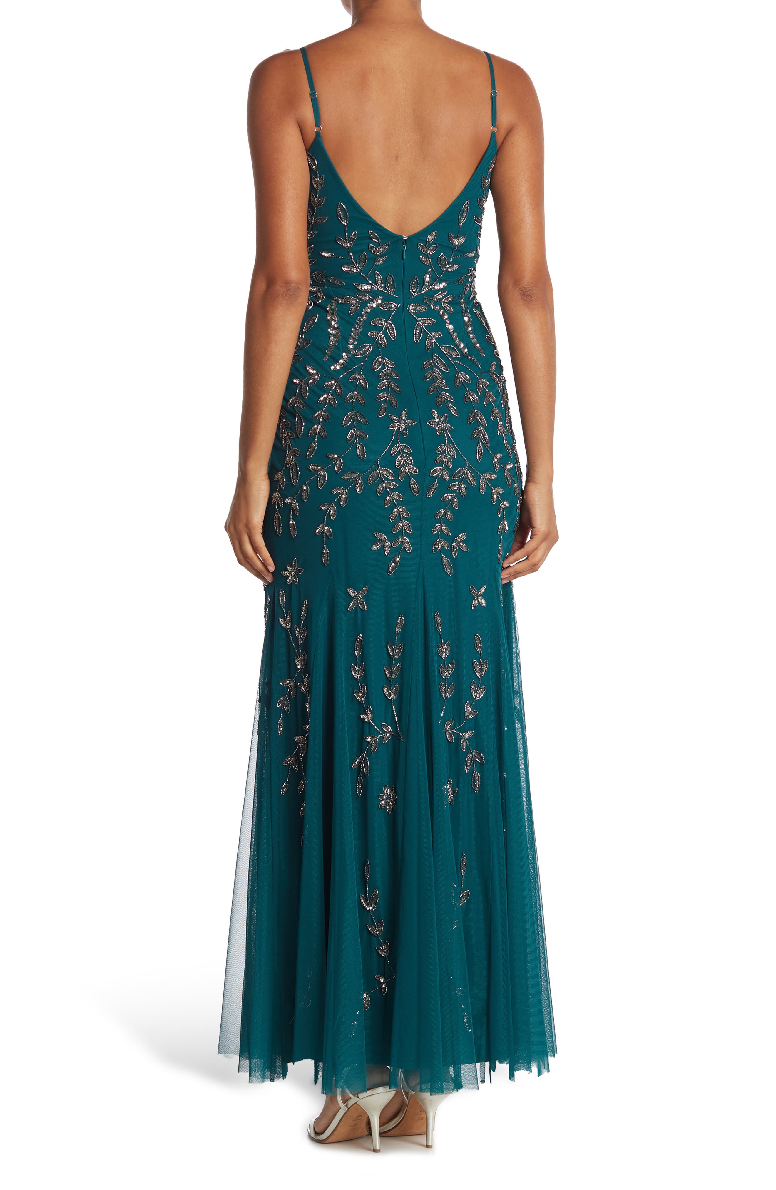 Marina Beaded V-Neck Gown | Nordstromrack