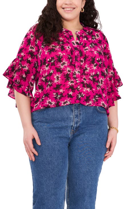 Pink Plus-Size Tops for Women | Nordstrom