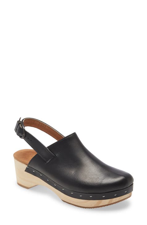 Women's Black Comfort Mules & Clogs | Nordstrom