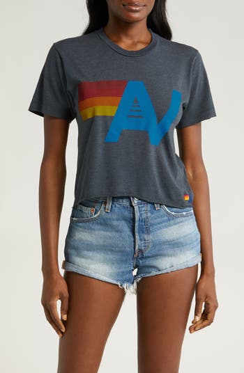 Aviator Nation Logo Boyfriend Tee | Nordstrom