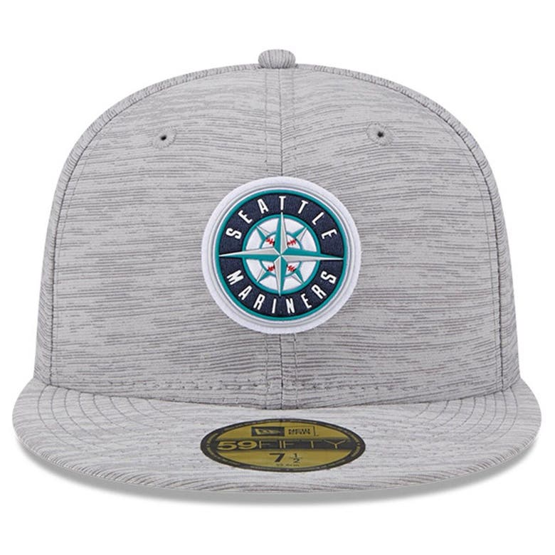 New Era Grey Seattle Mariners 2023 Clubhouse 59fifty Fitted Hat | ModeSens