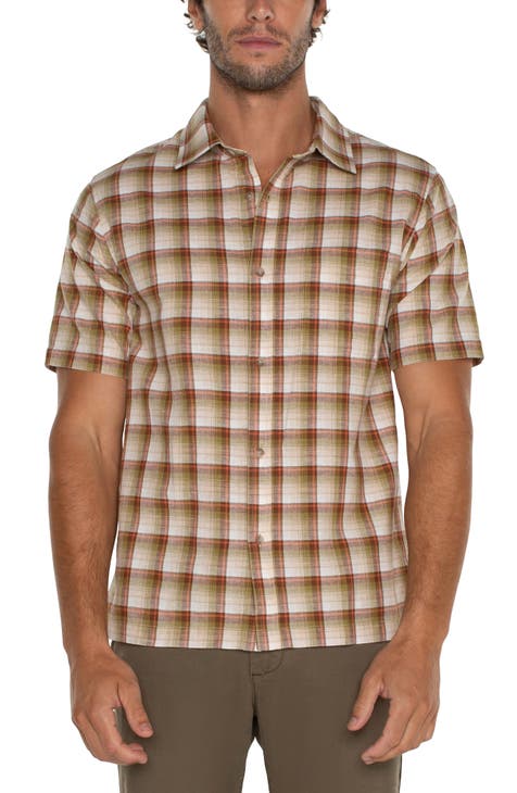 Men's Beige Button Up Shirts | Nordstrom