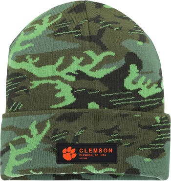 Nike Men's Nike Camo Clemson Tigers Veterans Day Cuffed Knit Hat ...