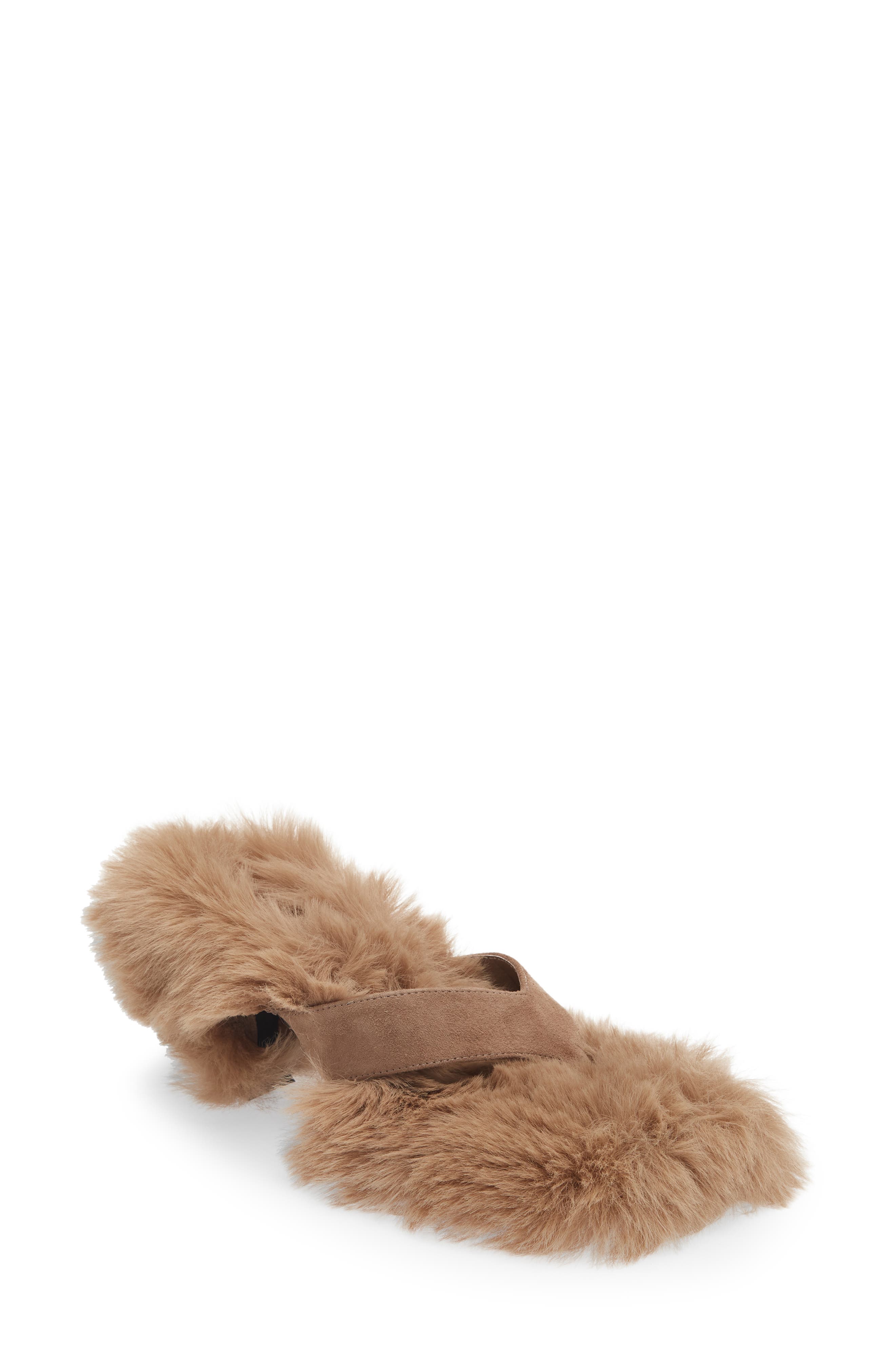 Jeffrey Campbell Fluffed Faux Fur Flip Flop | Nordstrom