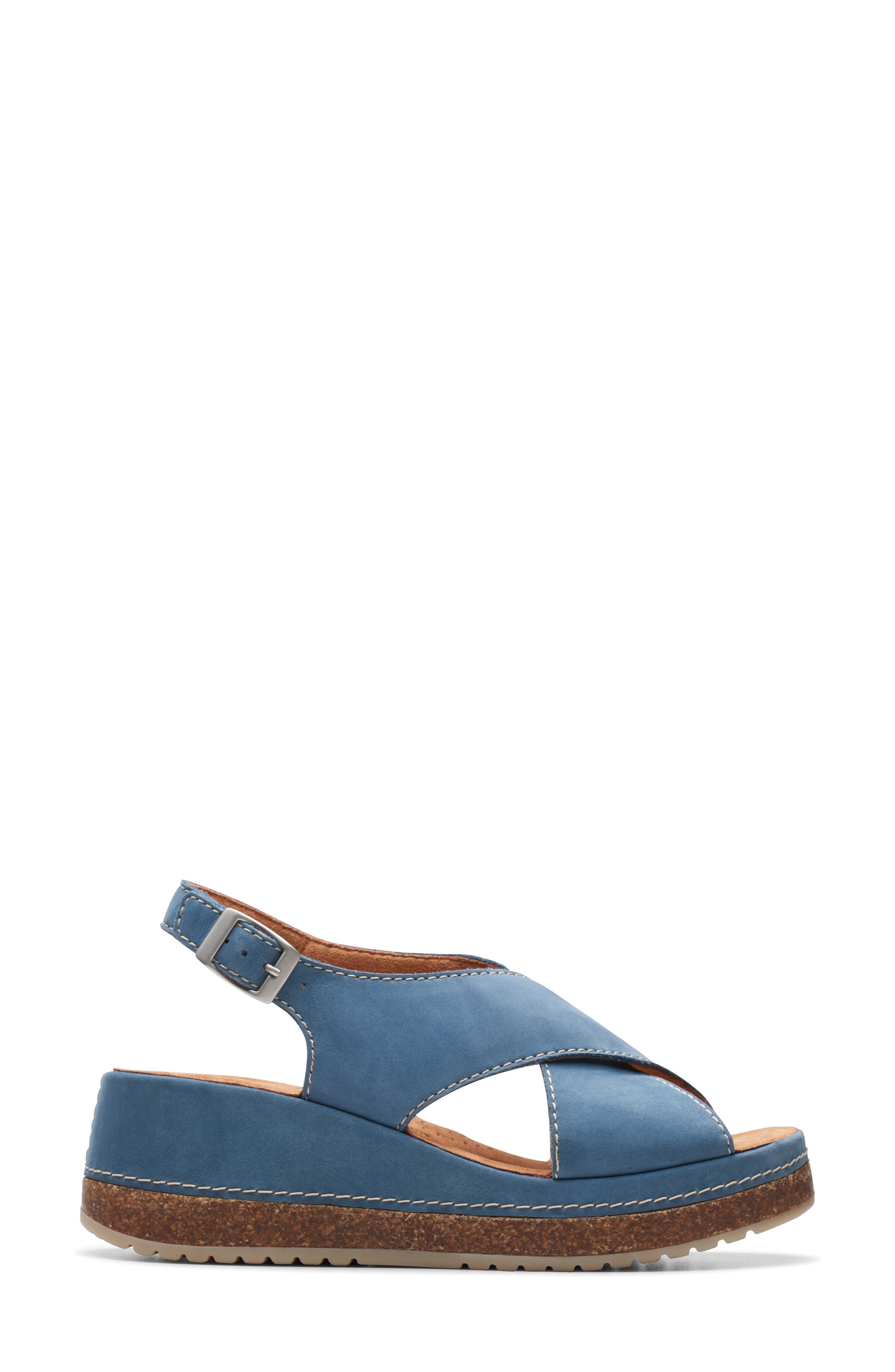 Clarks® Kassanda Step Wedge Sandal (Women) | Nordstrom