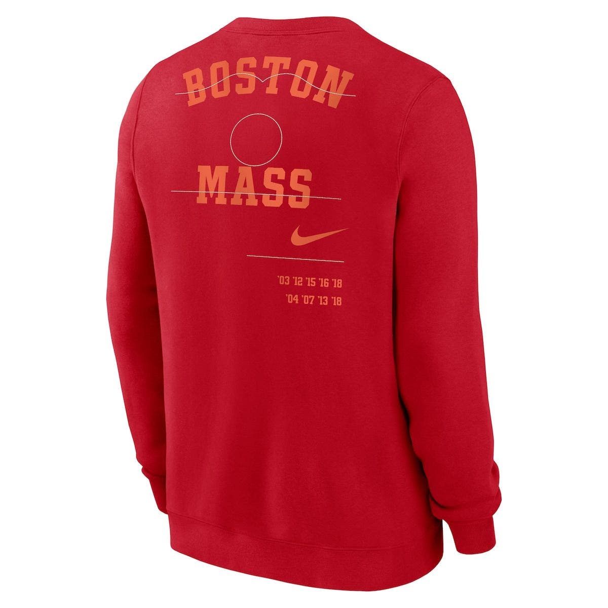 Nike Men's Nike Red Boston Red Sox Statement Ball Game Fleece Pullover ...