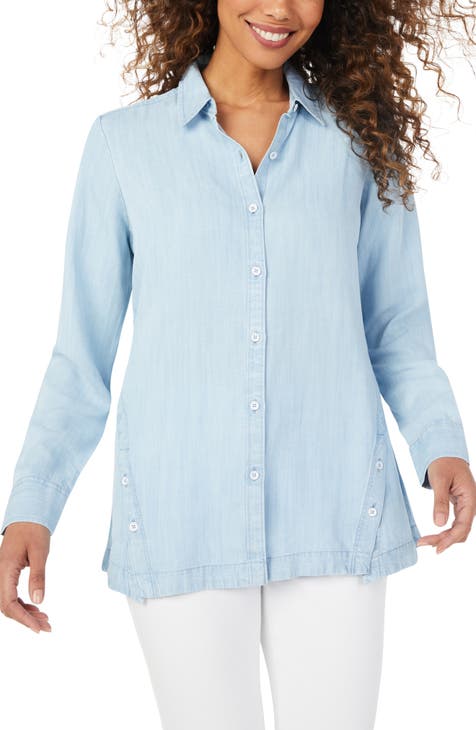 chambray tops for women | Nordstrom