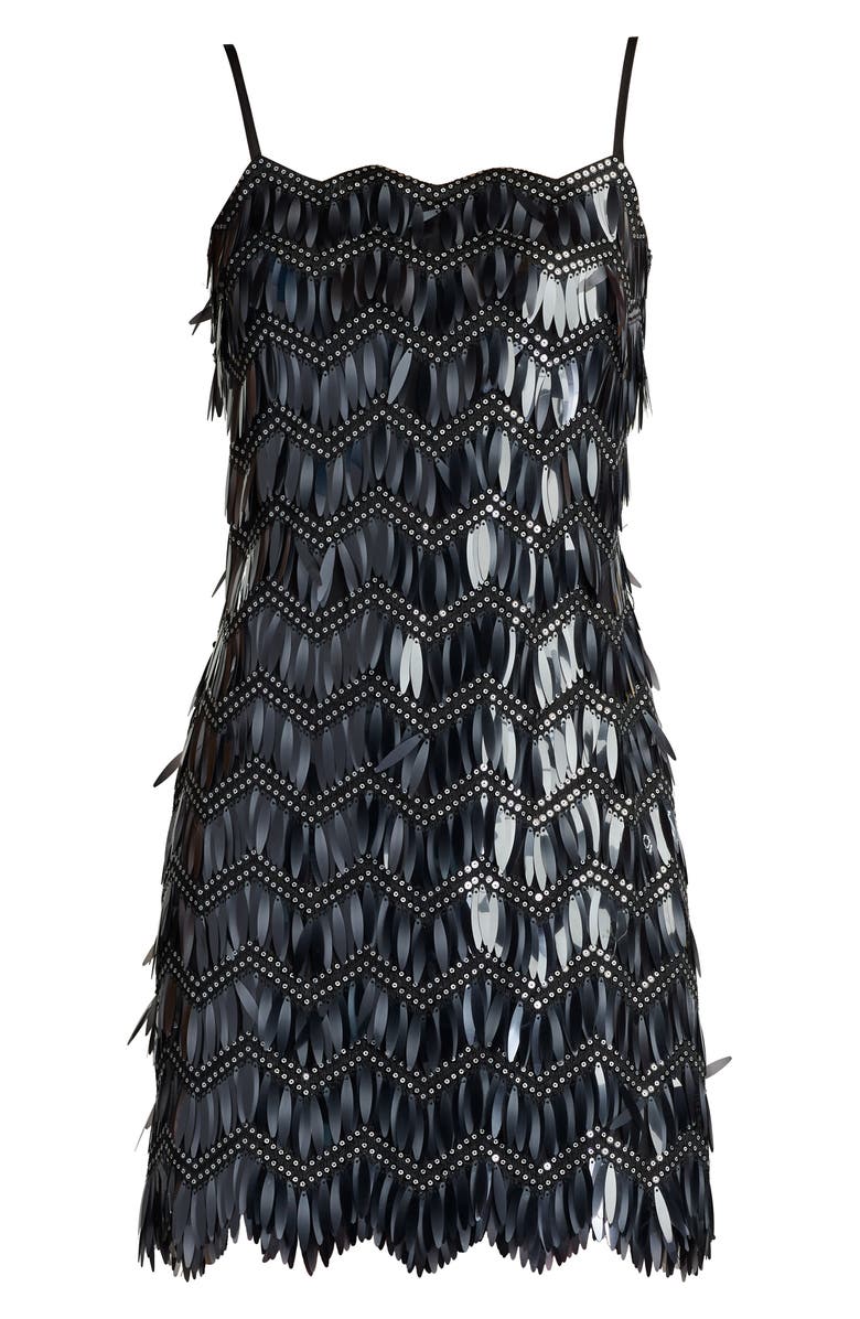 SHO by Tadashi Shoji Sequin Fringe Minidress | Nordstrom