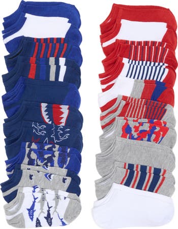 Capelli New York Kids' 20-Pack Assorted Shark Socks | Nordstromrack