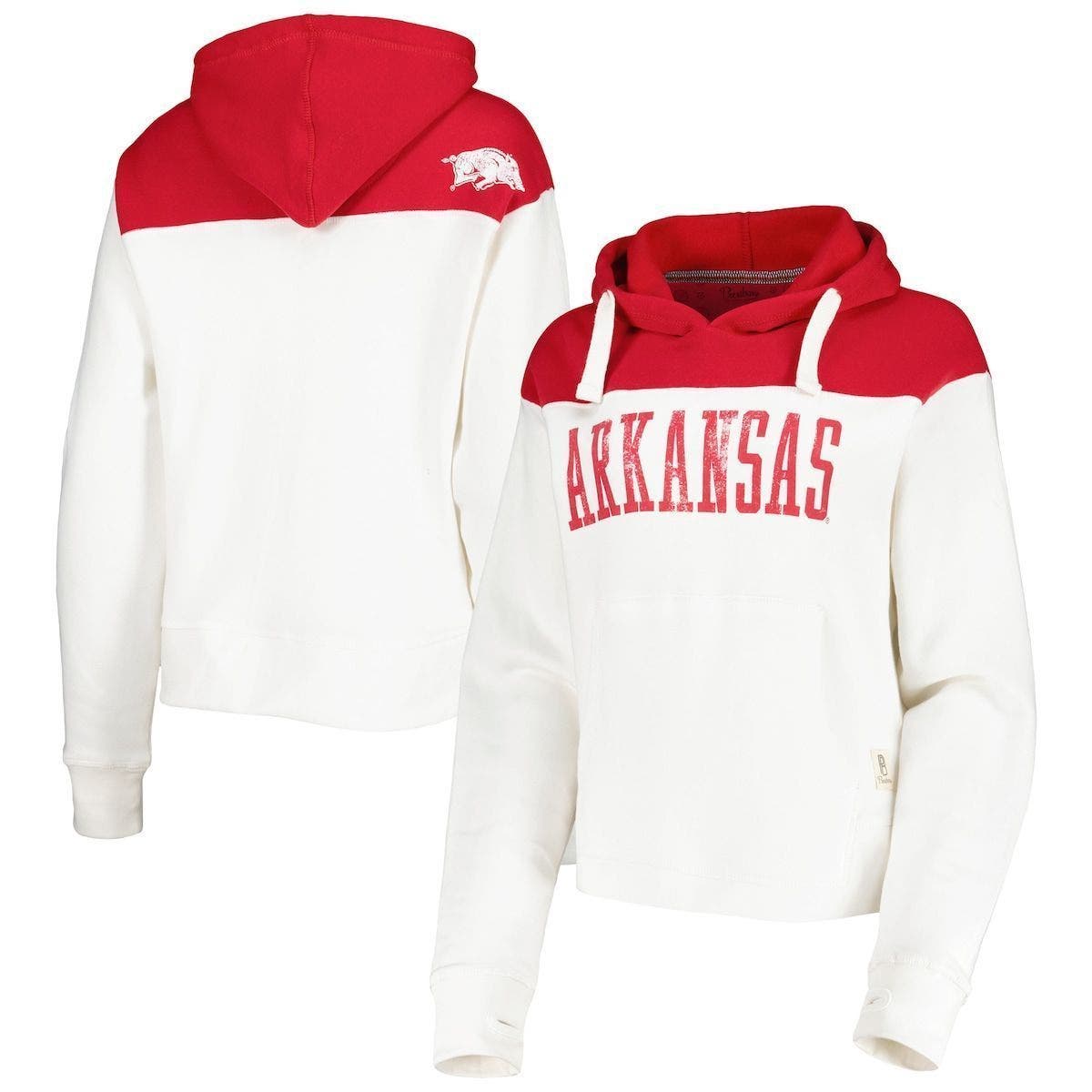 PRESSBOX Women's Pressbox White/Cardinal Arkansas Razorbacks Chicago 2 ...
