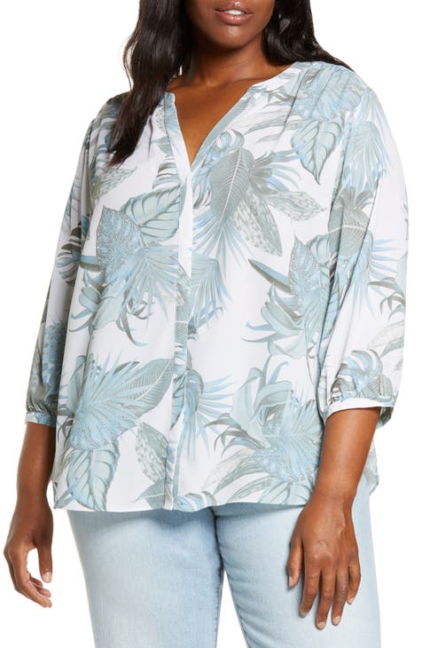 Blue Plus-Size Tops for Women | Nordstrom