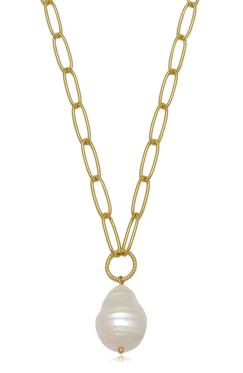 Ettika Freshwater Pearl Pendant Necklace | Nordstrom