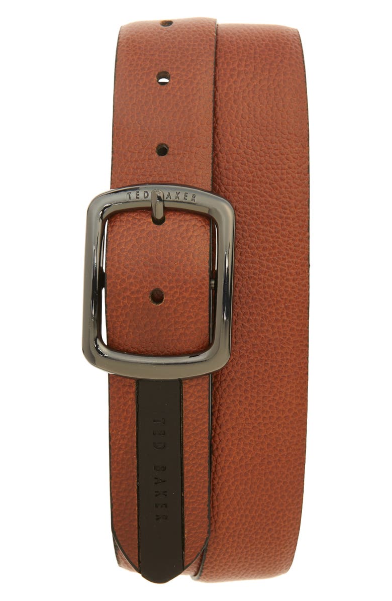 Ted Baker London Jaims Contrast Detail Leather Belt | Nordstrom