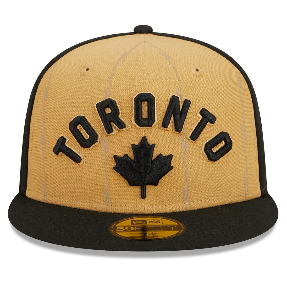 New Era Men's New Era Gold/Black Toronto Raptors 2023/24 City Edition ...
